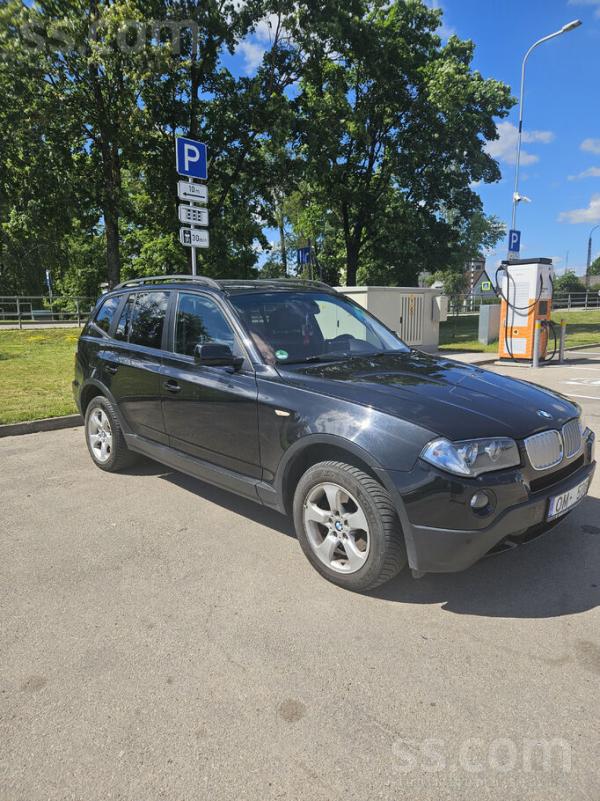 Black BMW X3 2008 in Jekabpils, with an engine capacity of 2.00 L and mileage of 280 thousand km for 6500 €, photo 5 on AUTOMOTO.COM.LV