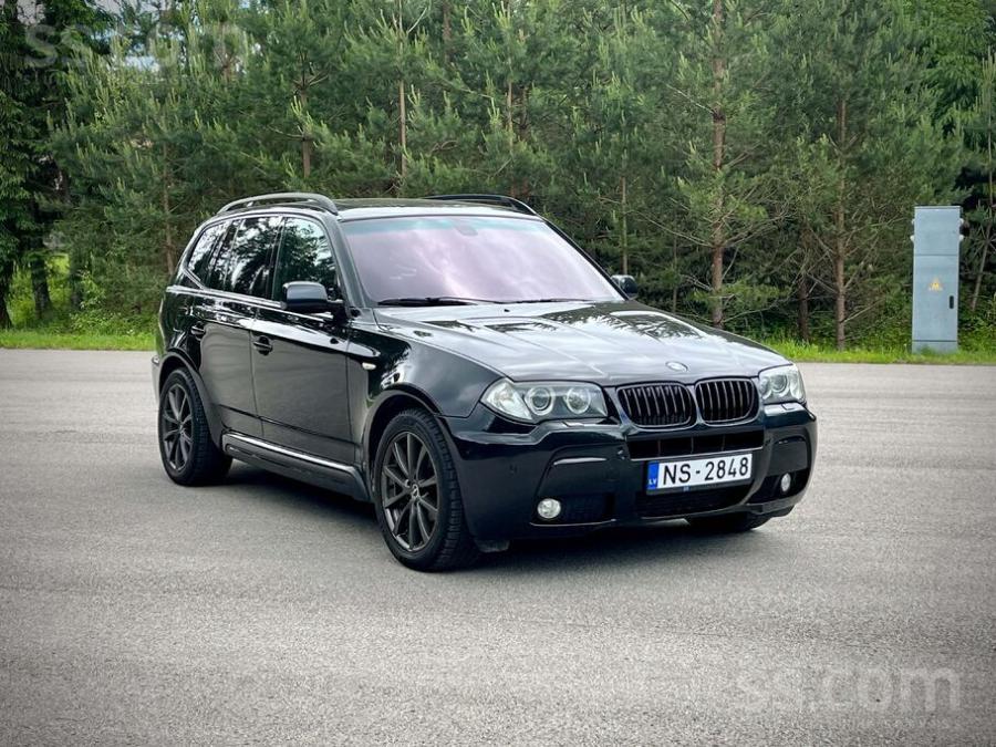 Черный БМВ Х3 2008 в Мадона, объемом двигателя 3.00 л и пробегом 292 тыс. км за 6600 €, фото 3 на AUTOMOTO.COM.LV