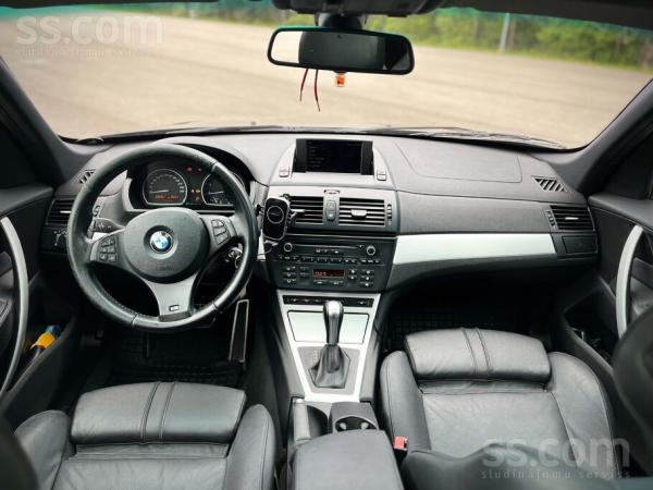 Black BMW X3 2008 in Madona, with an engine capacity of 3.00 L and mileage of 292 thousand km for 6600 €, photo 8 on AUTOMOTO.COM.LV