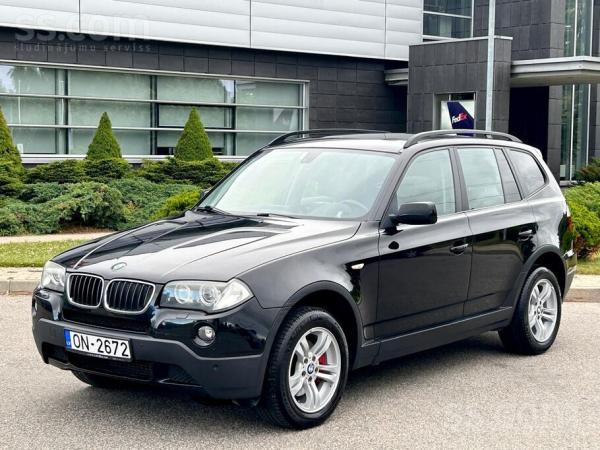 Melns BMW X3 2008 Rīga, ar dzinēja tilpumu 2.00 L un nobraukumu 224 tūkst. km par 3990 €, foto 1 vietnē AUTOMOTO.COM.LV