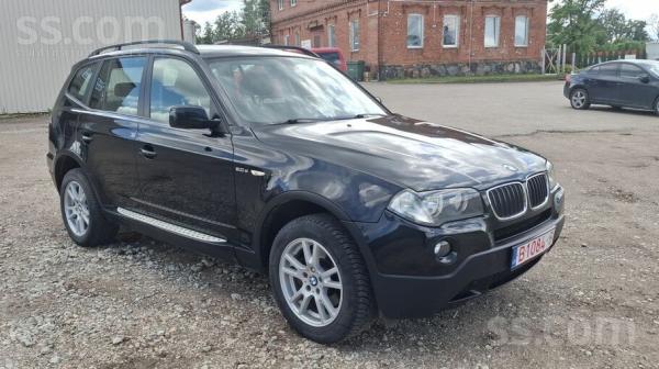 Black BMW X3 2008 in Rezekne, with an engine capacity of 2.00 L and mileage of 0 thousand km for 4450 €, photo 2 on AUTOMOTO.COM.LV
