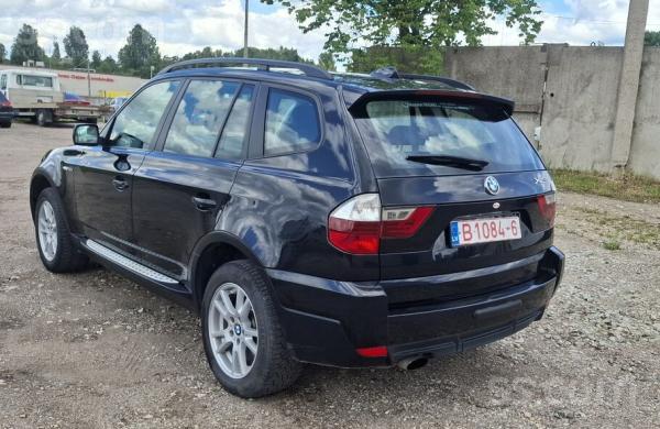 Black BMW X3 2008 in Rezekne, with an engine capacity of 2.00 L and mileage of 0 thousand km for 4450 €, photo 4 on AUTOMOTO.COM.LV