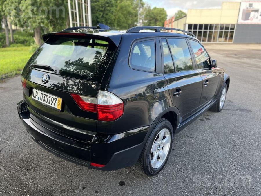 Melns BMW X3 2008 Jēkabpils, ar dzinēja tilpumu 2.00 L un nobraukumu 184 tūkst. km par 6850 €, foto 7 vietnē AUTOMOTO.COM.LV
