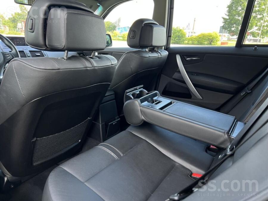 Melns BMW X3 2008 Jēkabpils, ar dzinēja tilpumu 2.00 L un nobraukumu 184 tūkst. km par 6850 €, foto 19 vietnē AUTOMOTO.COM.LV