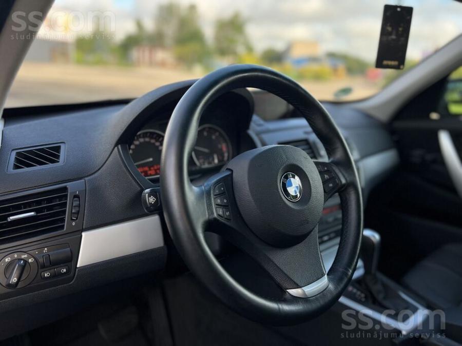 Melns BMW X3 2008 Jēkabpils, ar dzinēja tilpumu 2.00 L un nobraukumu 184 tūkst. km par 6850 €, foto 22 vietnē AUTOMOTO.COM.LV