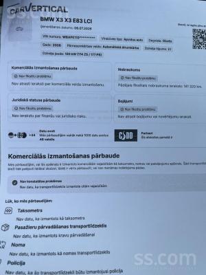 Melns BMW X3 2008 Jēkabpils, ar dzinēja tilpumu 2.00 L un nobraukumu 184 tūkst. km par 6850 €, foto 33 vietnē AUTOMOTO.COM.LV