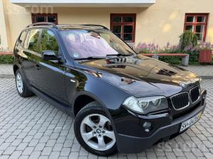 Black BMW X3 2008 in Riga, with an engine capacity of 2.00 L and mileage of 241 thousand km for 5750 €, photo 4 on AUTOMOTO.COM.LV