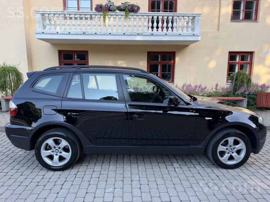 Black BMW X3 2008 in Riga, with an engine capacity of 2.00 L and mileage of 241 thousand km for 5750 €, photo 8 on AUTOMOTO.COM.LV