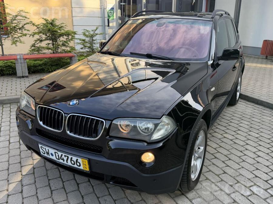 Black BMW X3 2008 in Riga, with an engine capacity of 2.00 L and mileage of 241 thousand km for 5750 €, photo 10 on AUTOMOTO.COM.LV
