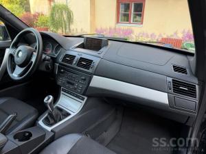 Black BMW X3 2008 in Riga, with an engine capacity of 2.00 L and mileage of 241 thousand km for 5750 €, photo 21 on AUTOMOTO.COM.LV