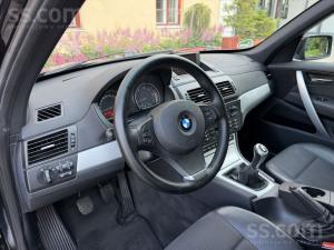 Black BMW X3 2008 in Riga, with an engine capacity of 2.00 L and mileage of 241 thousand km for 5750 €, photo 22 on AUTOMOTO.COM.LV