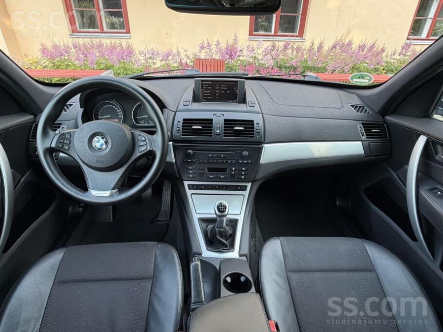 Black BMW X3 2008 in Riga, with an engine capacity of 2.00 L and mileage of 241 thousand km for 5750 €, photo 23 on AUTOMOTO.COM.LV