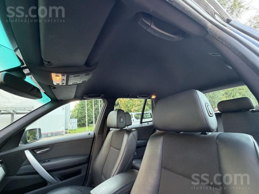 Black BMW X3 2008 in Riga, with an engine capacity of 2.00 L and mileage of 241 thousand km for 5750 €, photo 29 on AUTOMOTO.COM.LV