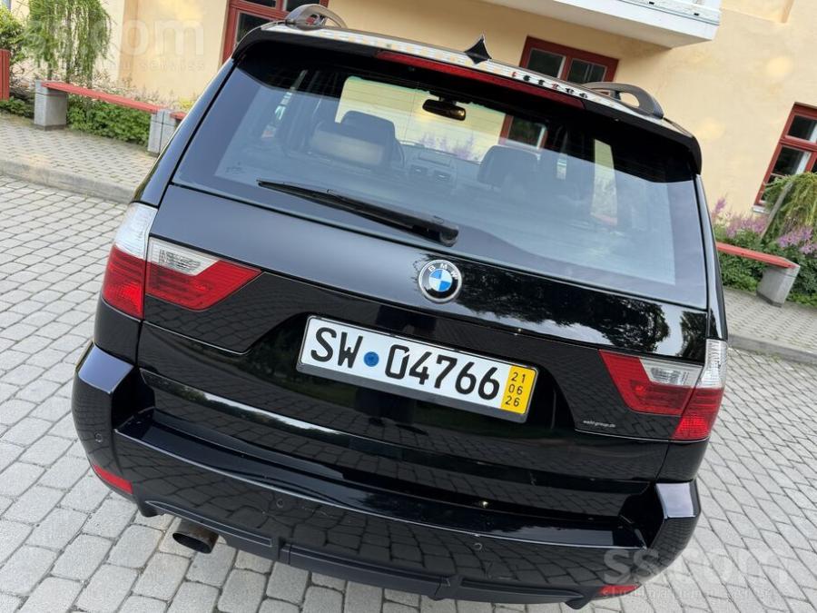 Black BMW X3 2008 in Riga, with an engine capacity of 2.00 L and mileage of 241 thousand km for 5750 €, photo 35 on AUTOMOTO.COM.LV