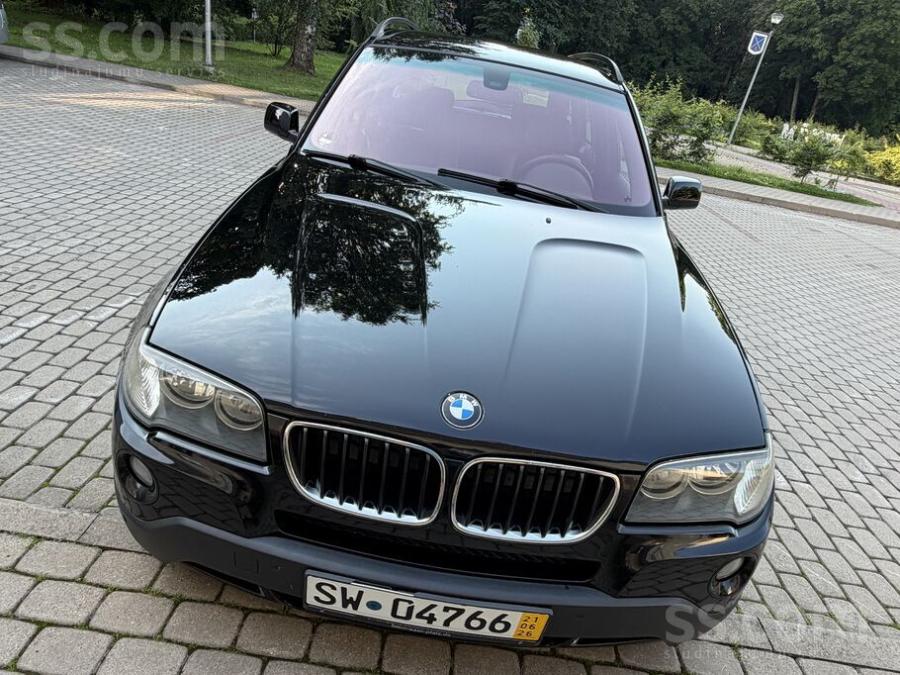 Black BMW X3 2008 in Riga, with an engine capacity of 2.00 L and mileage of 241 thousand km for 5750 €, photo 36 on AUTOMOTO.COM.LV