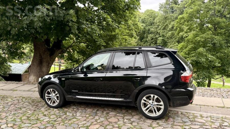Black BMW X3 2008 in Ventspils, with an engine capacity of 2.00 L and mileage of 235 thousand km for 5250 €, photo 9 on AUTOMOTO.COM.LV