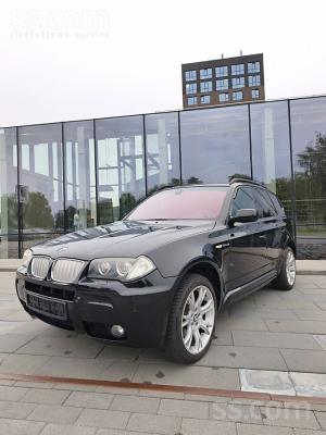 Melns BMW X3 2008 Rīga, ar dzinēja tilpumu 3.00 L un nobraukumu 219 tūkst. km par 6850 €, foto  vietnē AUTOMOTO.COM.LV