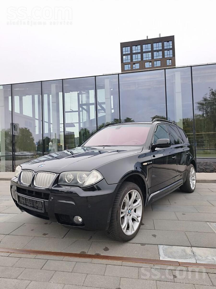 Melns BMW X3 2008 Rīga, ar dzinēja tilpumu 3.00 L un nobraukumu 219 tūkst. km par 6850 €, foto 1 vietnē AUTOMOTO.COM.LV