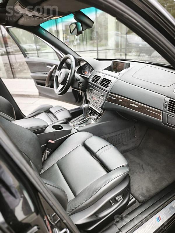 Black BMW X3 2008 in Riga, with an engine capacity of 3.00 L and mileage of 219 thousand km for 6850 €, photo 9 on AUTOMOTO.COM.LV