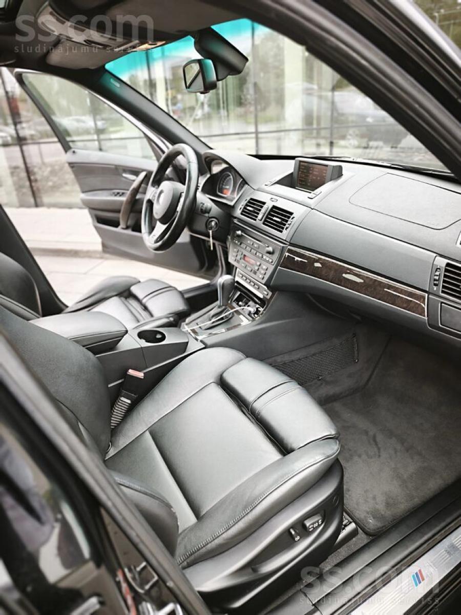 Melns BMW X3 2008 Rīga, ar dzinēja tilpumu 3.00 L un nobraukumu 219 tūkst. km par 6850 €, foto 10 vietnē AUTOMOTO.COM.LV