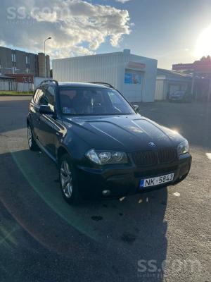 Black BMW X3 2008 in Riga, with an engine capacity of 2.00 L and mileage of 0 thousand km for 3000 €, photo  on AUTOMOTO.COM.LV