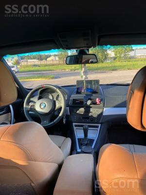 Black BMW X3 2008 in Riga, with an engine capacity of 2.00 L and mileage of 0 thousand km for 3000 €, photo 12 on AUTOMOTO.COM.LV