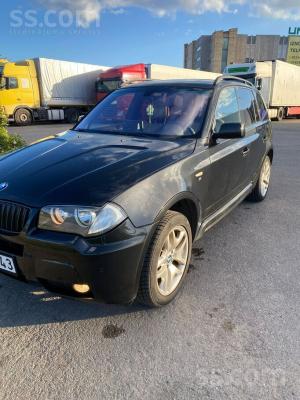 Black BMW X3 2008 in Riga, with an engine capacity of 2.00 L and mileage of 0 thousand km for 3000 €, photo 13 on AUTOMOTO.COM.LV