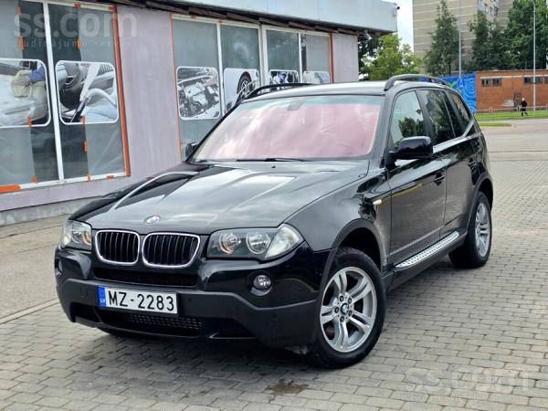 Черный БМВ Х3 2008 в Елгава, объемом двигателя 2.00 л и пробегом 274 тыс. км за 5999 €, фото 2 на AUTOMOTO.COM.LV
