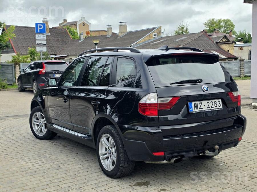 Black BMW X3 2008 in Jelgava, with an engine capacity of 2.00 L and mileage of 274 thousand km for 5999 €, photo 11 on AUTOMOTO.COM.LV