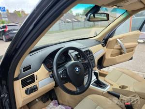 Black BMW X3 2008 in Jelgava, with an engine capacity of 2.00 L and mileage of 274 thousand km for 5999 €, photo 20 on AUTOMOTO.COM.LV