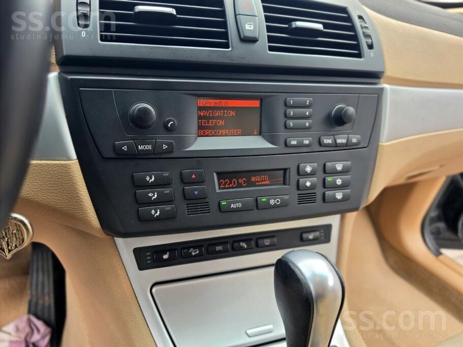 Black BMW X3 2008 in Jelgava, with an engine capacity of 2.00 L and mileage of 274 thousand km for 5999 €, photo 21 on AUTOMOTO.COM.LV