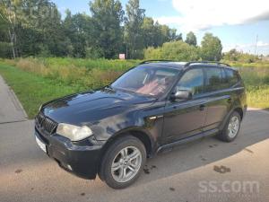 Черный БМВ Х3 2008 в Прейли, объемом двигателя 3.00 л и пробегом 331 тыс. км за 6800 €, фото  на AUTOMOTO.COM.LV