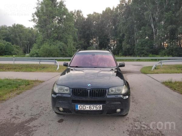 Черный БМВ Х3 2008 в Прейли, объемом двигателя 3.00 л и пробегом 331 тыс. км за 6800 €, фото 1 на AUTOMOTO.COM.LV