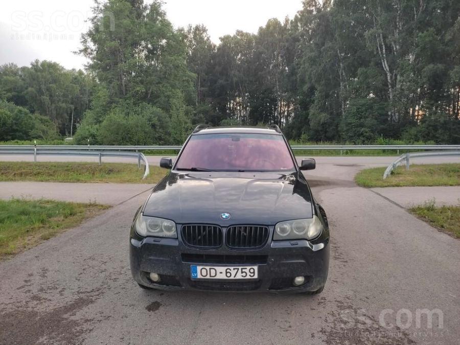 Black BMW X3 2008 in Preili, with an engine capacity of 3.00 L and mileage of 331 thousand km for 6800 €, photo 1 on AUTOMOTO.COM.LV