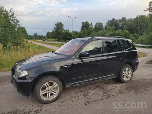 Черный БМВ Х3 2008 в Прейли, объемом двигателя 3.00 л и пробегом 331 тыс. км за 6800 €, фото 2 на AUTOMOTO.COM.LV