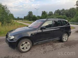 Black BMW X3 2008 in Preili, with an engine capacity of 3.00 L and mileage of 331 thousand km for 6800 €, photo 3 on AUTOMOTO.COM.LV