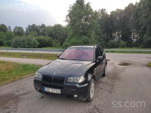 Black BMW X3 2008 in Preili, with an engine capacity of 3.00 L and mileage of 331 thousand km for 6800 €, photo 6 on AUTOMOTO.COM.LV