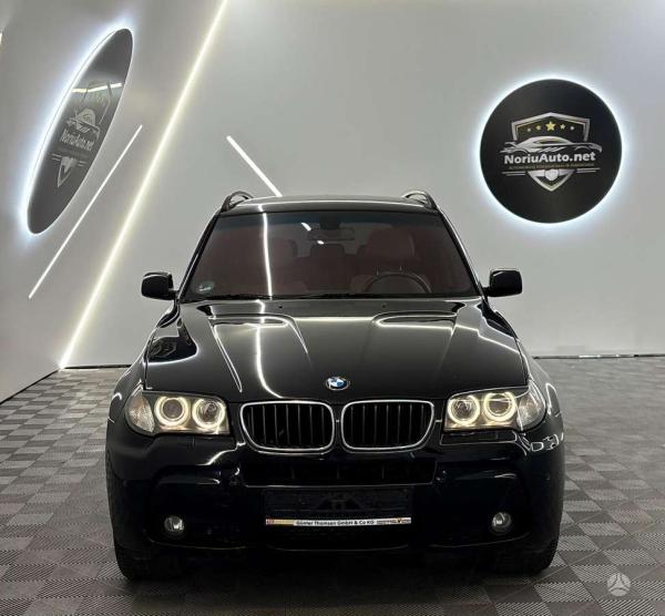 Black BMW X3 2008 in Marijampole, with an engine capacity of 2.00 L and mileage of 250 thousand km for 6500 €, photo 4 on AUTOMOTO.COM.LV