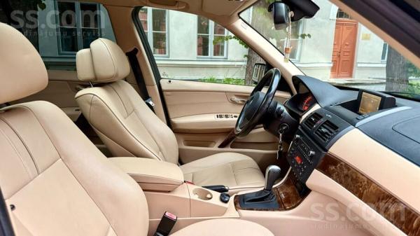 Black BMW X3 2008 in Ventspils, with an engine capacity of 2.00 L and mileage of 235 thousand km for 4650 €, photo 7 on AUTOMOTO.COM.LV
