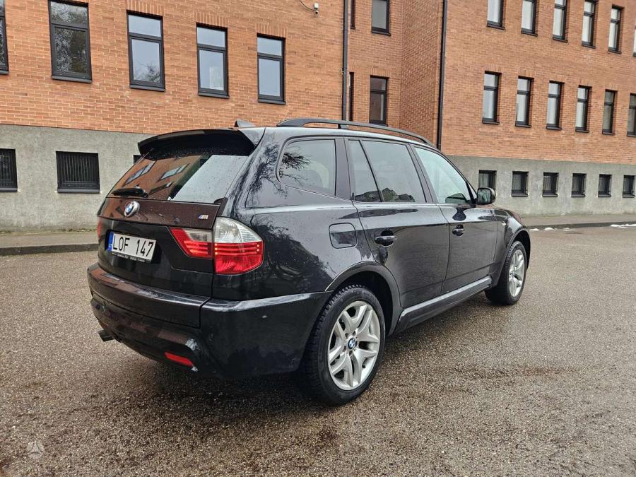 Черный БМВ Х3 2008 в Алитус, объемом двигателя 2.00 л и пробегом 293 тыс. км за 3700 €, фото 5 на AUTOMOTO.COM.LV