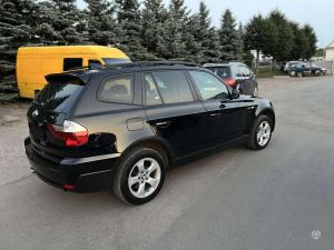 Black BMW X3 2008 in Utena, with an engine capacity of 2.00 L and mileage of 240 thousand km for 5100 €, photo 5 on AUTOMOTO.COM.LV