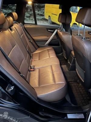 Black BMW X3 2008 in Utena, with an engine capacity of 2.00 L and mileage of 240 thousand km for 5100 €, photo 16 on AUTOMOTO.COM.LV