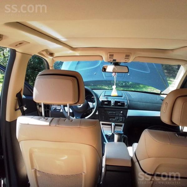Melns BMW X3 2008 Ventspils, ar dzinēja tilpumu 3.00 L un nobraukumu 275 tūkst. km par 5800 €, foto 6 vietnē AUTOMOTO.COM.LV