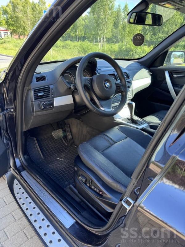Melns BMW X3 2008 Kuldīga, ar dzinēja tilpumu 3.00 L un nobraukumu 259 tūkst. km par 5800 €, foto 5 vietnē AUTOMOTO.COM.LV