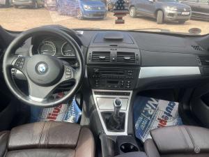 Black BMW X3 2008 in Utena, with an engine capacity of 2.00 L and mileage of 240 thousand km for 5100 €, photo 8 on AUTOMOTO.COM.LV