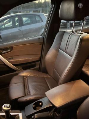 Black BMW X3 2008 in Utena, with an engine capacity of 2.00 L and mileage of 240 thousand km for 5100 €, photo 14 on AUTOMOTO.COM.LV