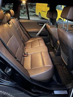 Black BMW X3 2008 in Utena, with an engine capacity of 2.00 L and mileage of 240 thousand km for 5100 €, photo 17 on AUTOMOTO.COM.LV