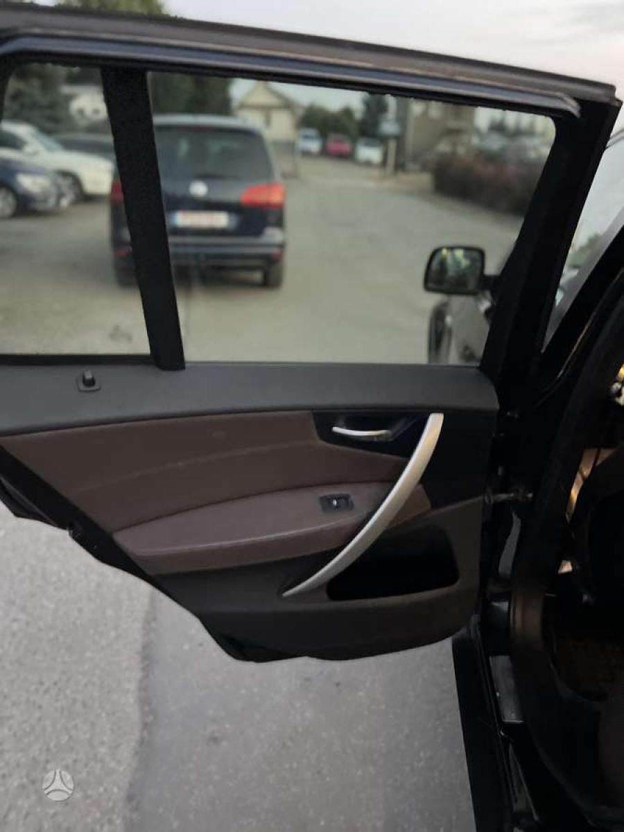 Black BMW X3 2008 in Utena, with an engine capacity of 2.00 L and mileage of 240 thousand km for 5100 €, photo 22 on AUTOMOTO.COM.LV