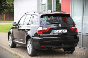Black BMW X3 2008 in Riga, with an engine capacity of 3.00 L and mileage of 264 thousand km for 5995 €, photo 6 on AUTOMOTO.COM.LV