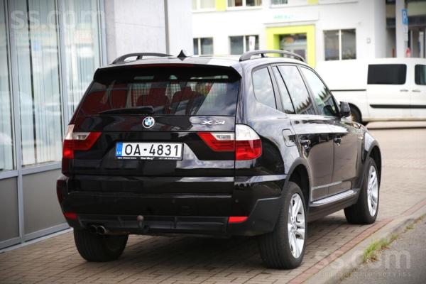 Black BMW X3 2008 in Riga, with an engine capacity of 3.00 L and mileage of 264 thousand km for 5995 €, photo 6 on AUTOMOTO.COM.LV